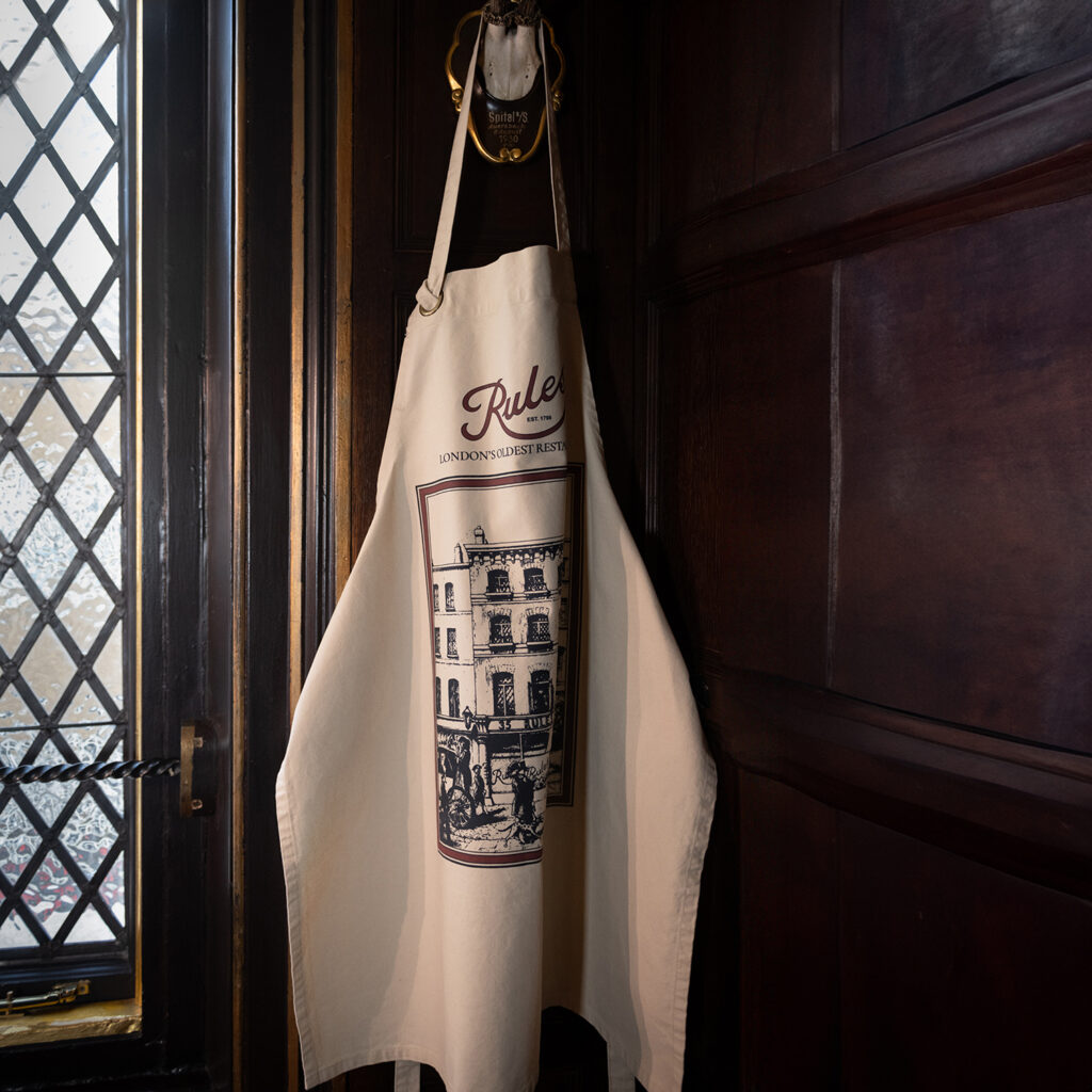 Beige Apron | Rules Restaurant