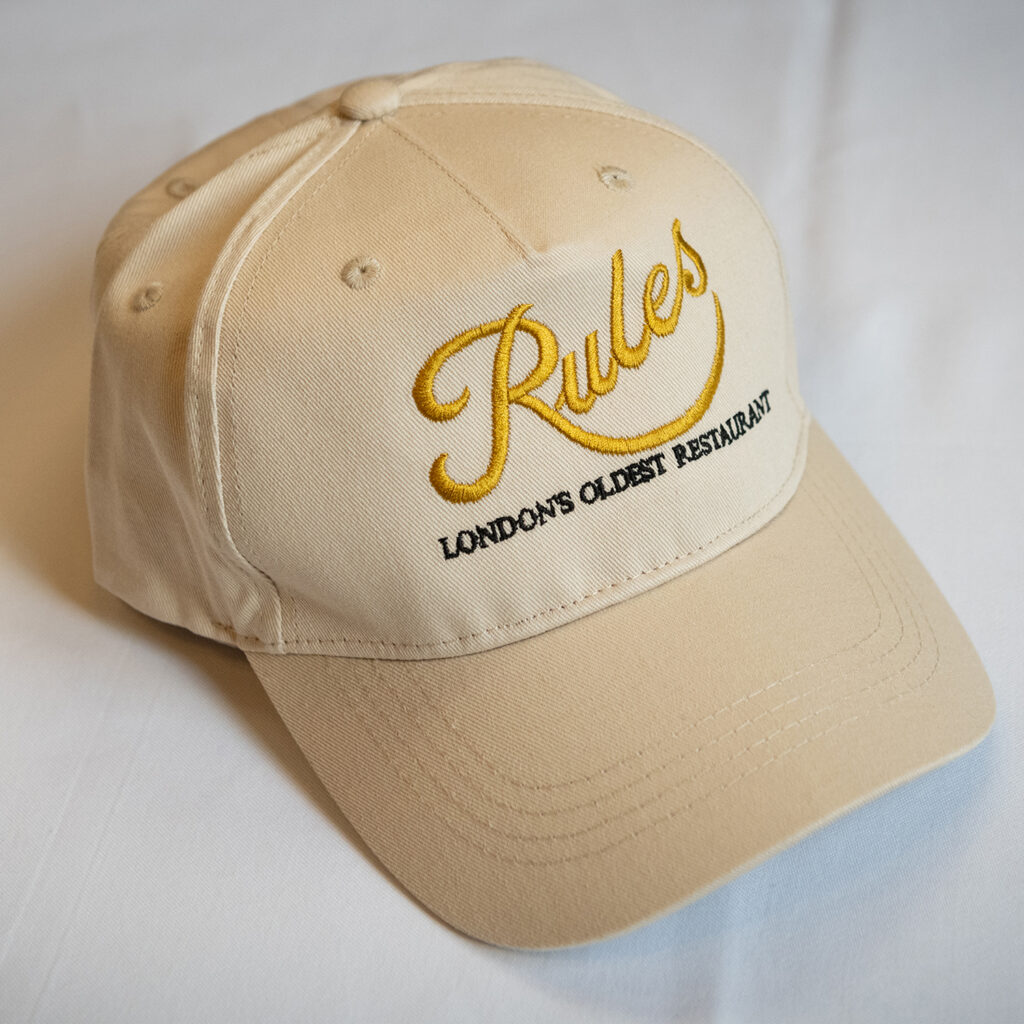 Beige Baseball Cap | Rules Restaurant